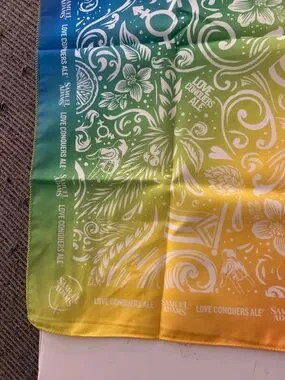 Sam Adams | Accessories | Samuel Adams Rainbow Bandana Scarf Multicolor ...